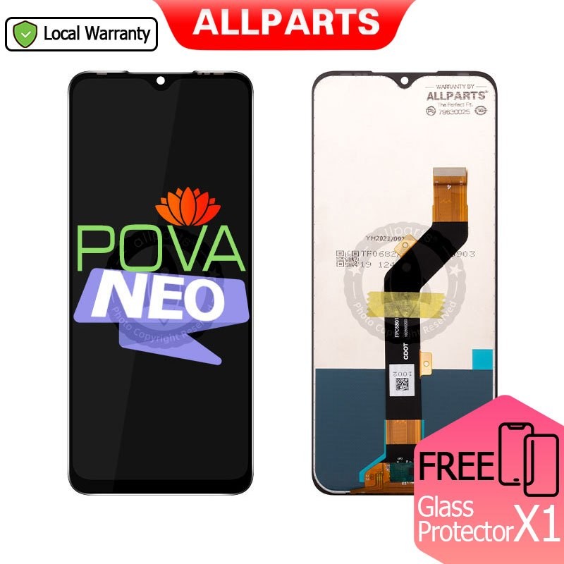 Display Allparts Para TECNO POVA NEO LE6 Lcd Touch Screen Digitalizador ...