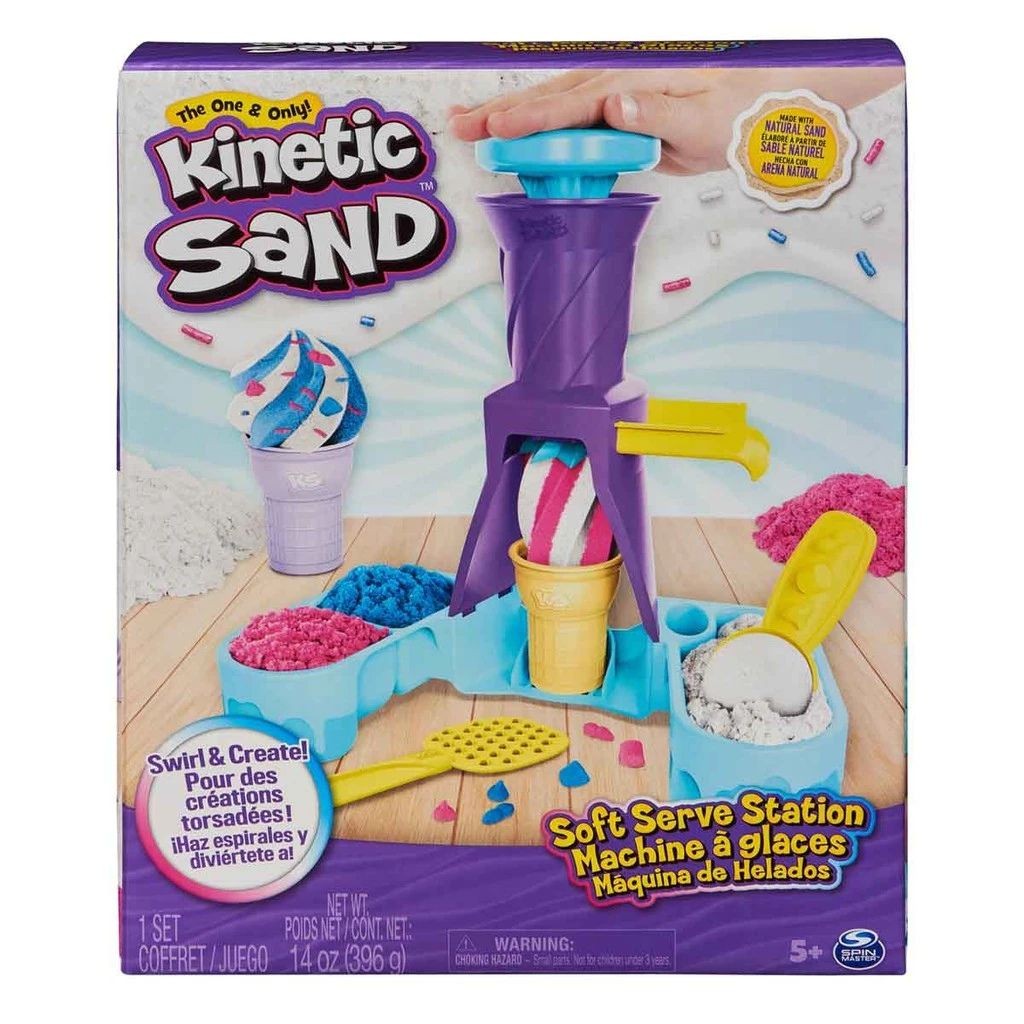 Kinetic Sand Estação Expressa de Sorvete Sunny | Shopee Brasil