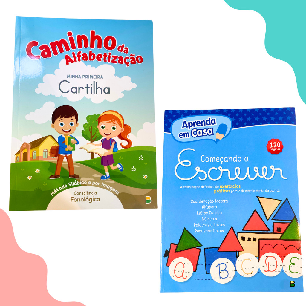 Kit com 2 livros de Atividades Caminho da alfabetização + Começando a ...