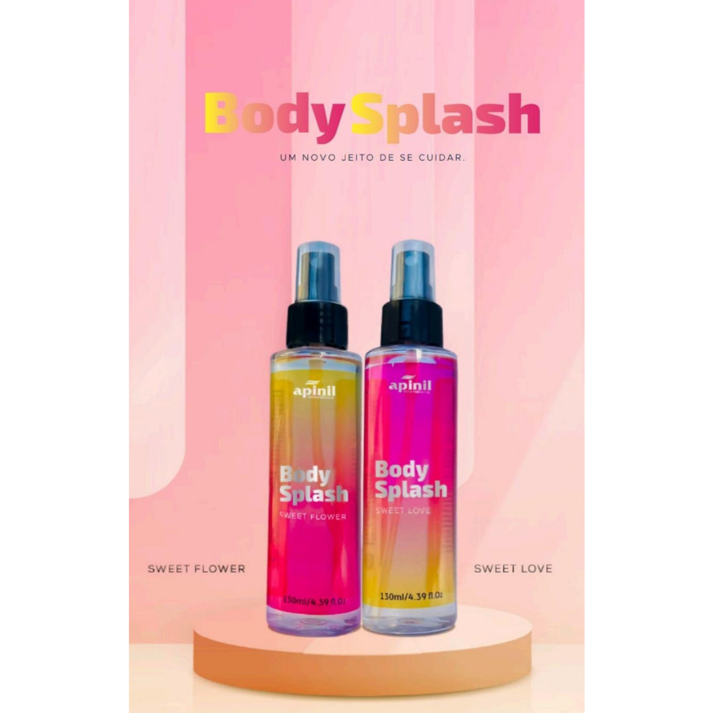 Kit 2 Body Splash Apinil 130ML | Shopee Brasil