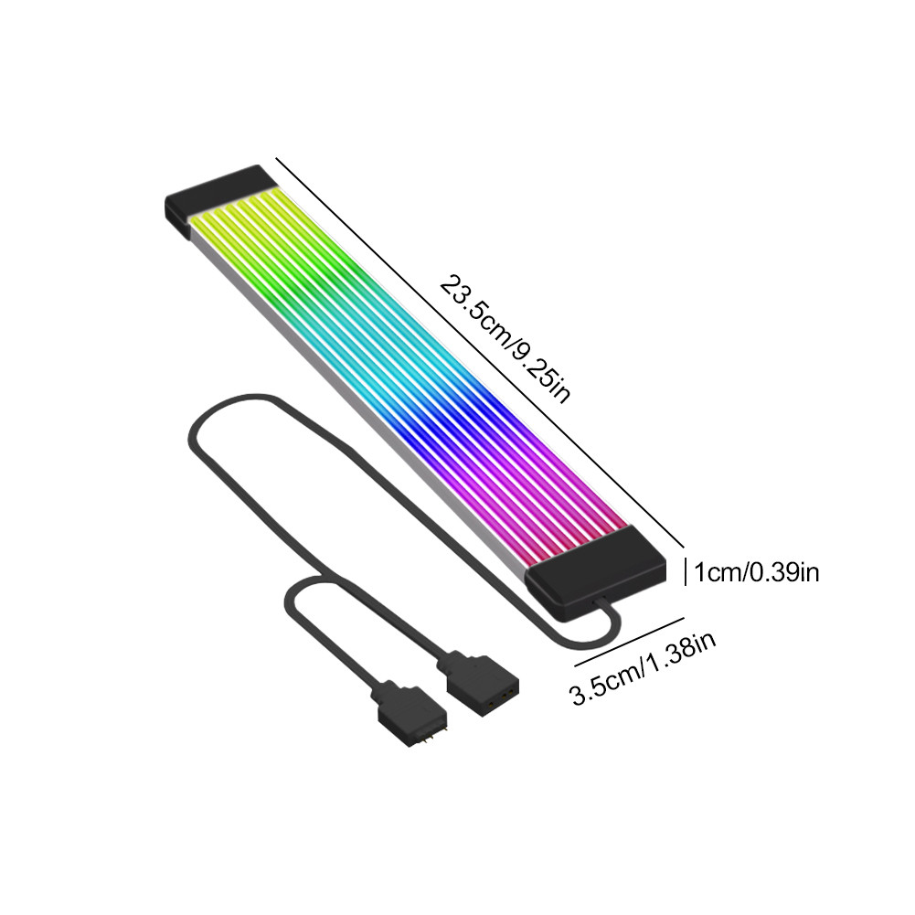 5V 3Pin ARGB Sync PC Cabos 8Pin 24Pin PSU RGB Extensões De Cabo LED ...