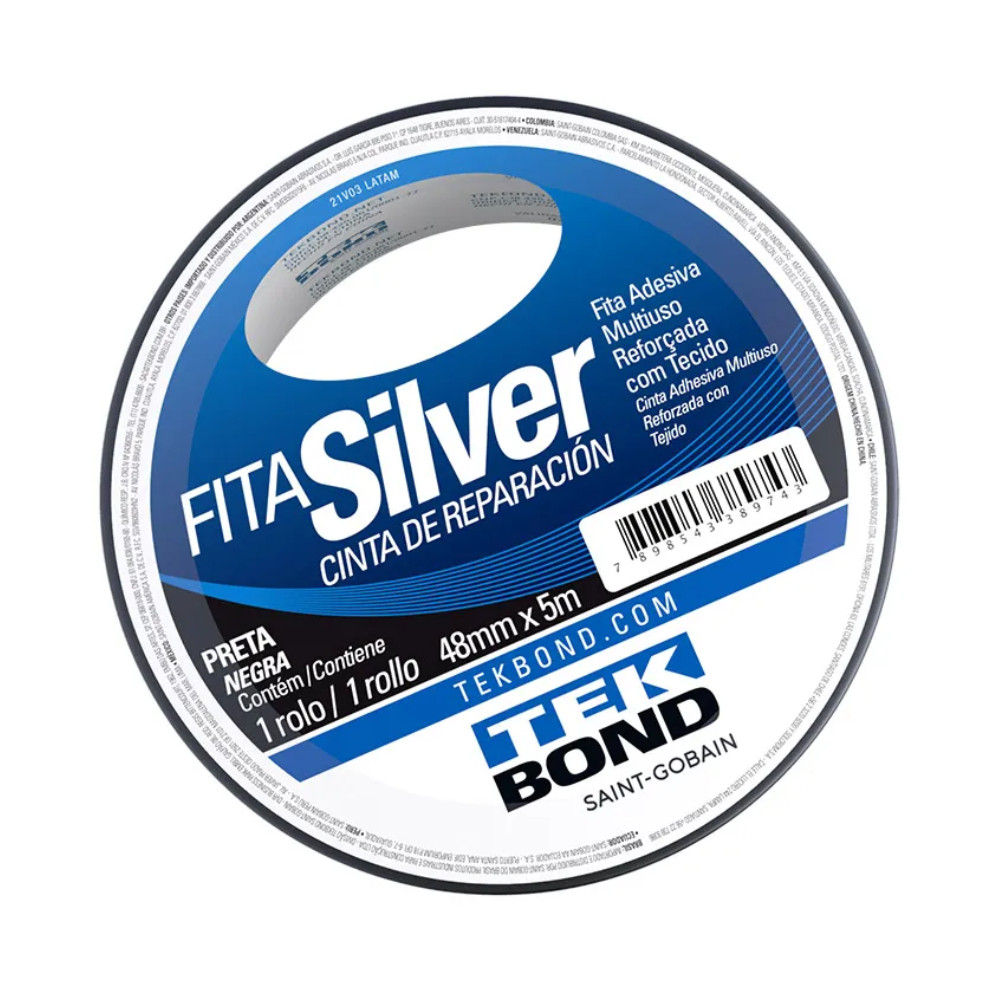 Fita Silver Tape 48mm X 50m - 1 Rolo - Alltape | Shopee Brasil