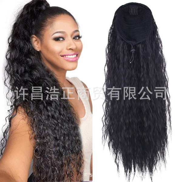 cabelo humano cacheado peruca cabelo humano cacheado longo rabo de ...