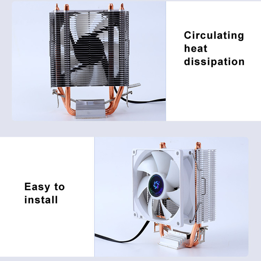 neu 3 Pinos 2000RPM Radiador Dissipador De Calor Desktop PC Caso ...