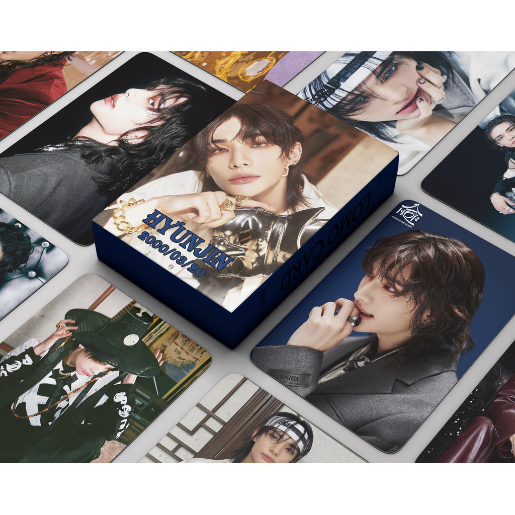 55pcs STRAY KIDS SKZ HOP Lomo Cartões HIP TAPE Retorno UNVEIL TRACK ATE ...