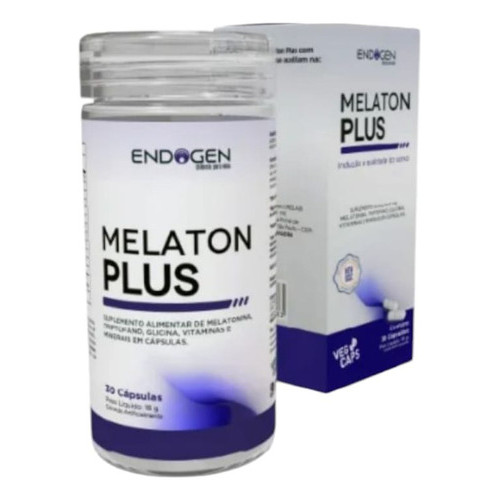 Endogen Melaton Plus 30 Caps Melatonina Zinco Magnesio | Shopee Brasil