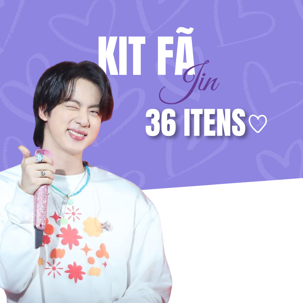 KIT FÃ JIN - 36 ITENS EXCLUSIVOS | Shopee Brasil