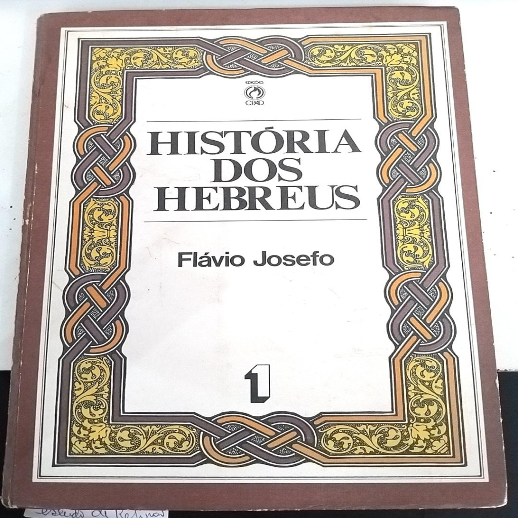 HISTÓRIA DOS HEBREUS autor FLÁVIO JOSEFO | Shopee Brasil