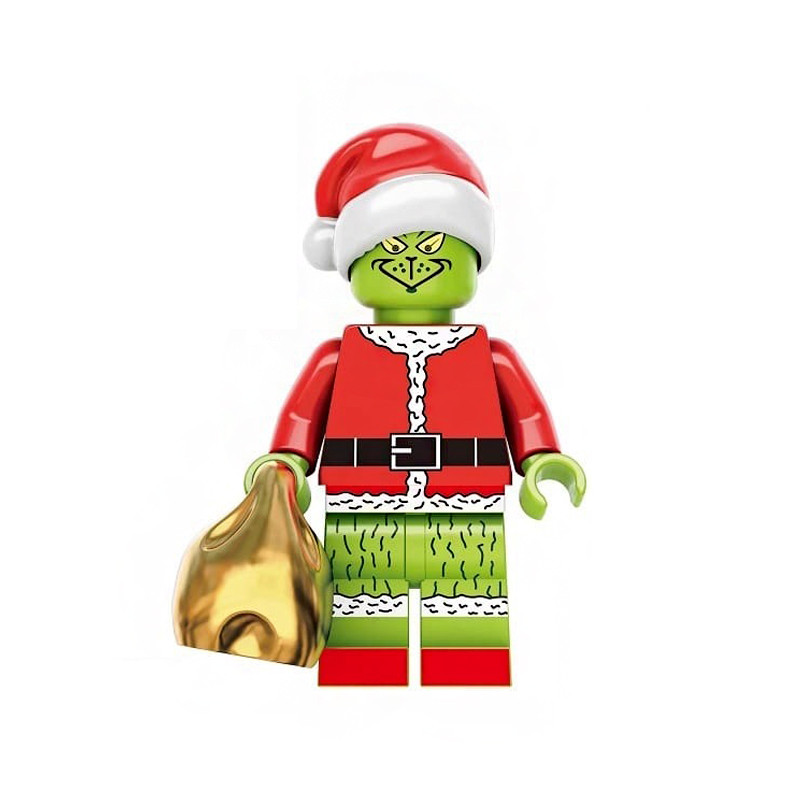 BONECO GRINCH NATAL MINIATURA BLOCO DE MONTAR | Shopee Brasil