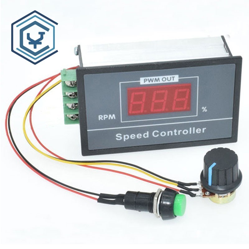 Controlador De Controle De Velocidade Do Motor DC 12V 24V 48V PWM 6-60V ...