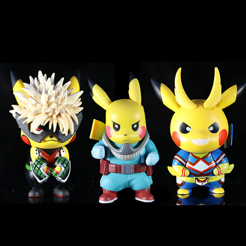 Figura de My Hero Academia Midoriya Izuku Bakugo Katsuki All Might cos ...