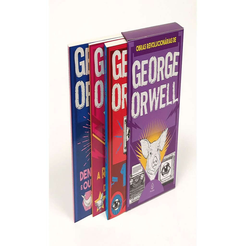 AS OBRAS REVOLUCIONÁRIAS DE GEORGE ORWELL BOX COM 3 LIVROS | Shopee Brasil