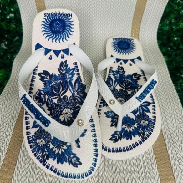 Chinelo Havaianas Farm Feminina Edição Limitada Tropical Verão Envio ...