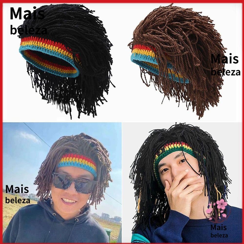 MAIS Peruca Trança Chapéu , Fibra Reggae Dreadlocks , Hip-hop De Alta ...