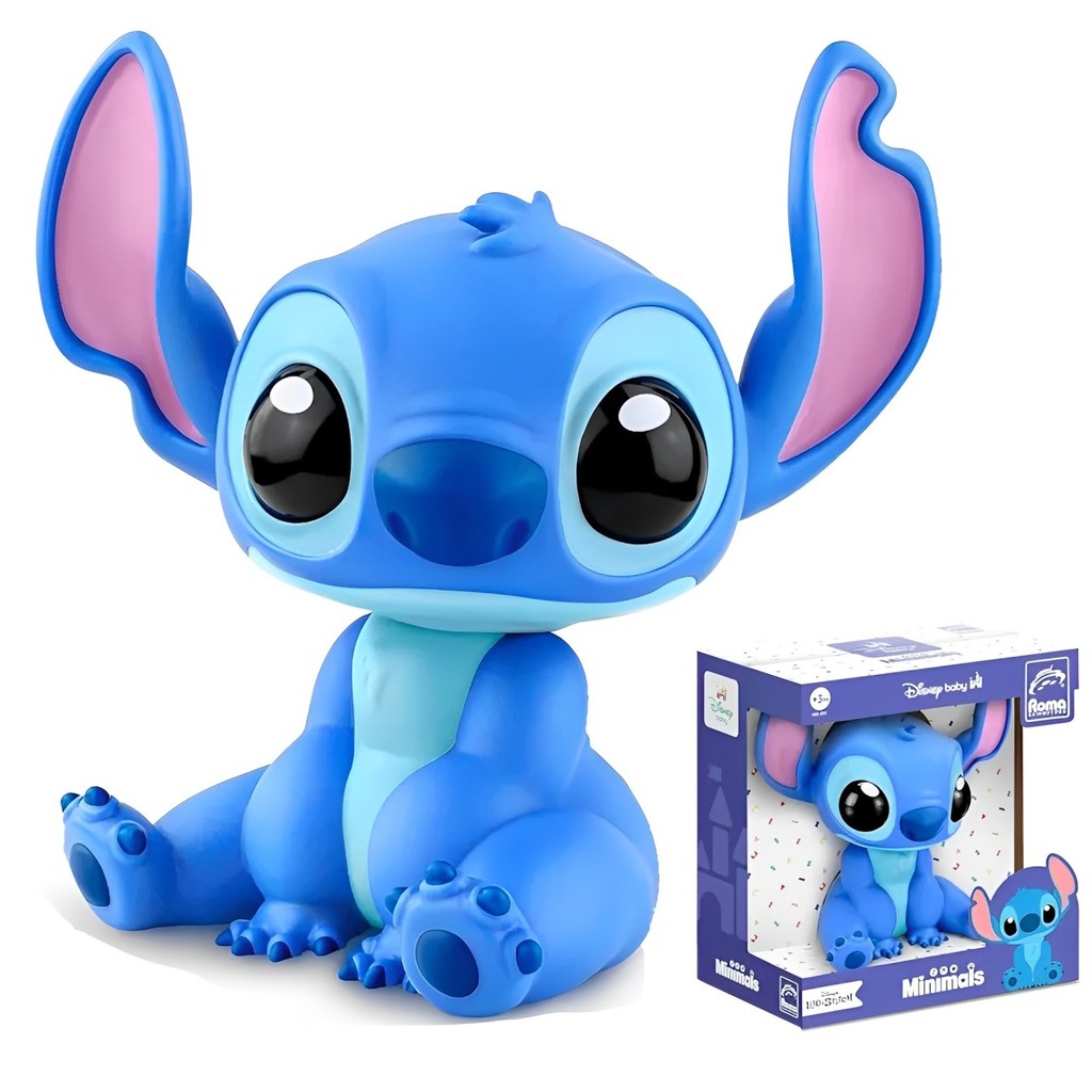Boneco Stitch Vinil Disney Baby Coleção Minimals 5757 - Roma | Shopee ...