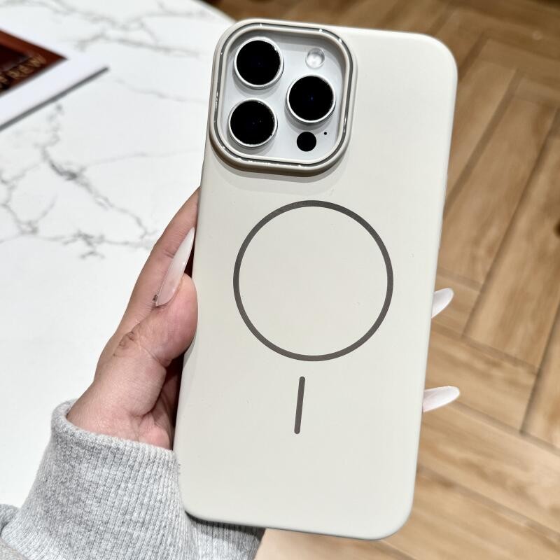 Ultra Fino Fosco Magnético Para Magsafe Carga Sem Fio Caso À Prova De Choque iPhone 16 15 14 13 ...