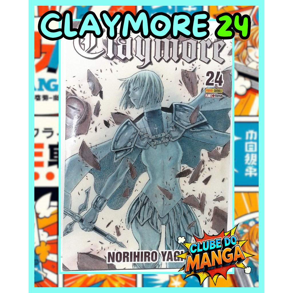 CLAYMORE VOL. 24 [MANGÁ] [PANINI] [CLUBE DO MANGÁ] [DARK FANTASY ...