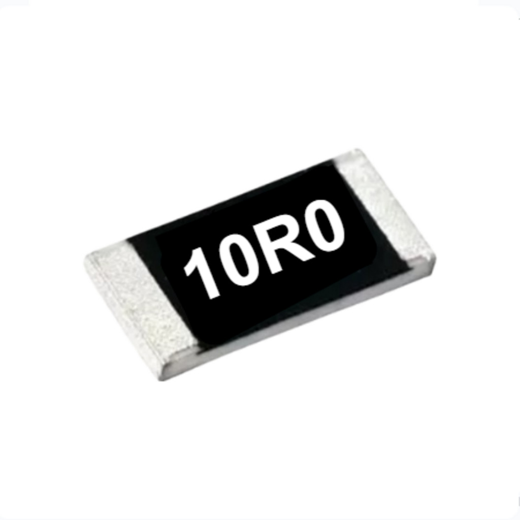 10r0 (7 unidades) resistor smd 10r 2512 (6.4mmx3.2mm) | Shopee Brasil