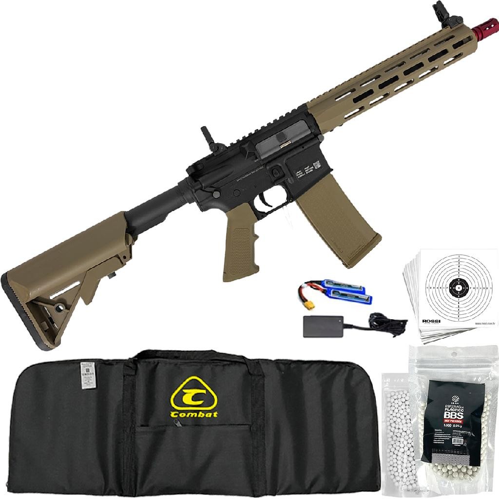 Rifle Airsoft Elétrica Specna Arms Sa-f03 4s Meta L6mm Htan | Shopee Brasil