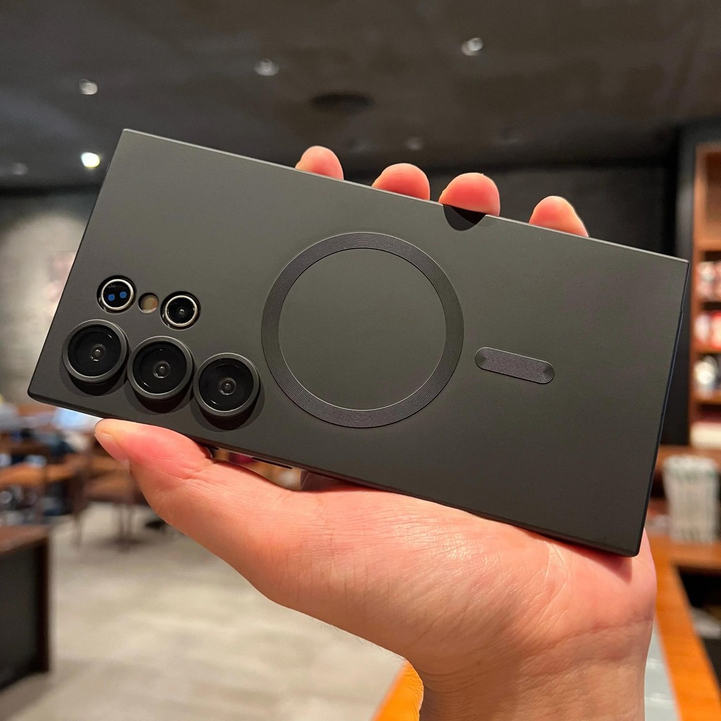 Luxo Para Capa Fosca Samsung Galaxy S25 S24 Plus Ultra S25 + S25Plus S25ultra A55 A56 A35 A36 ...