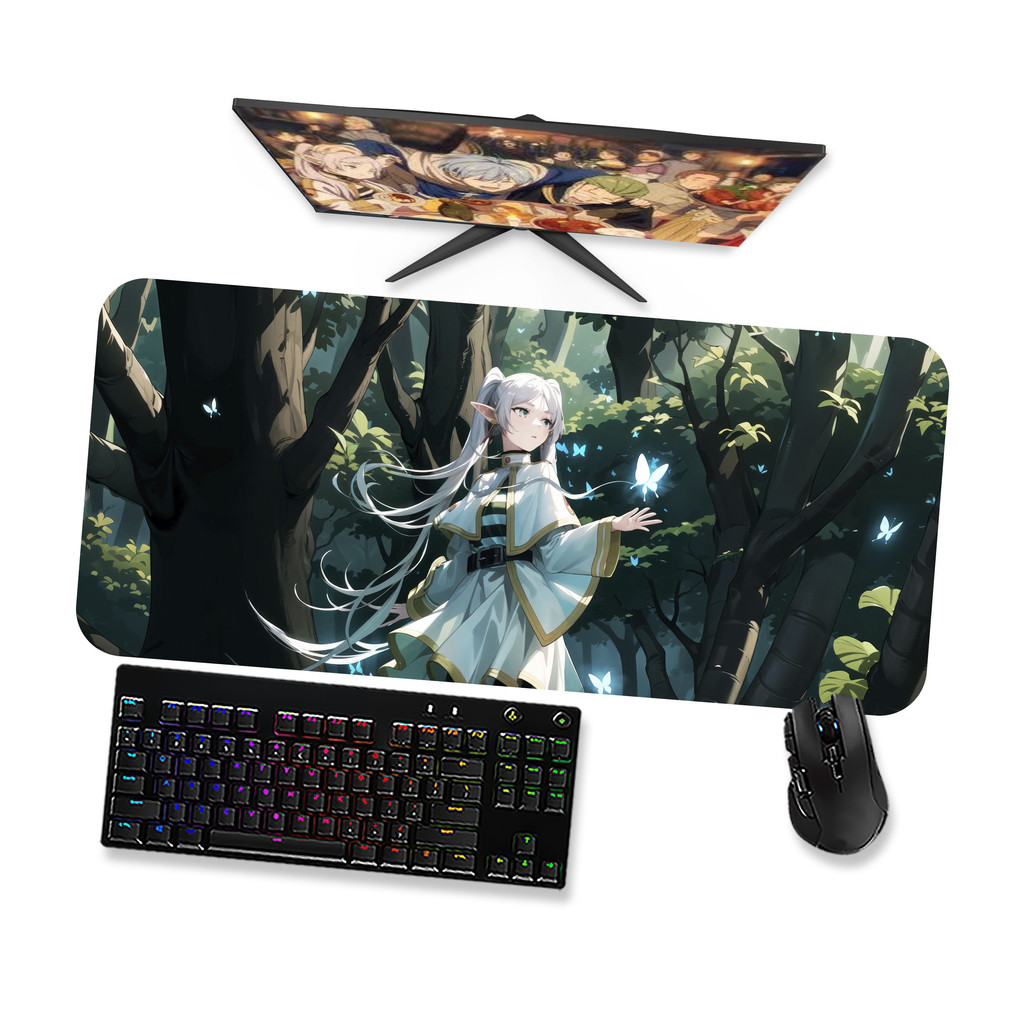Mouse pad Frieren 6 - Anime Sousou no Frieren - Mousepad Gamer 90x40 ...