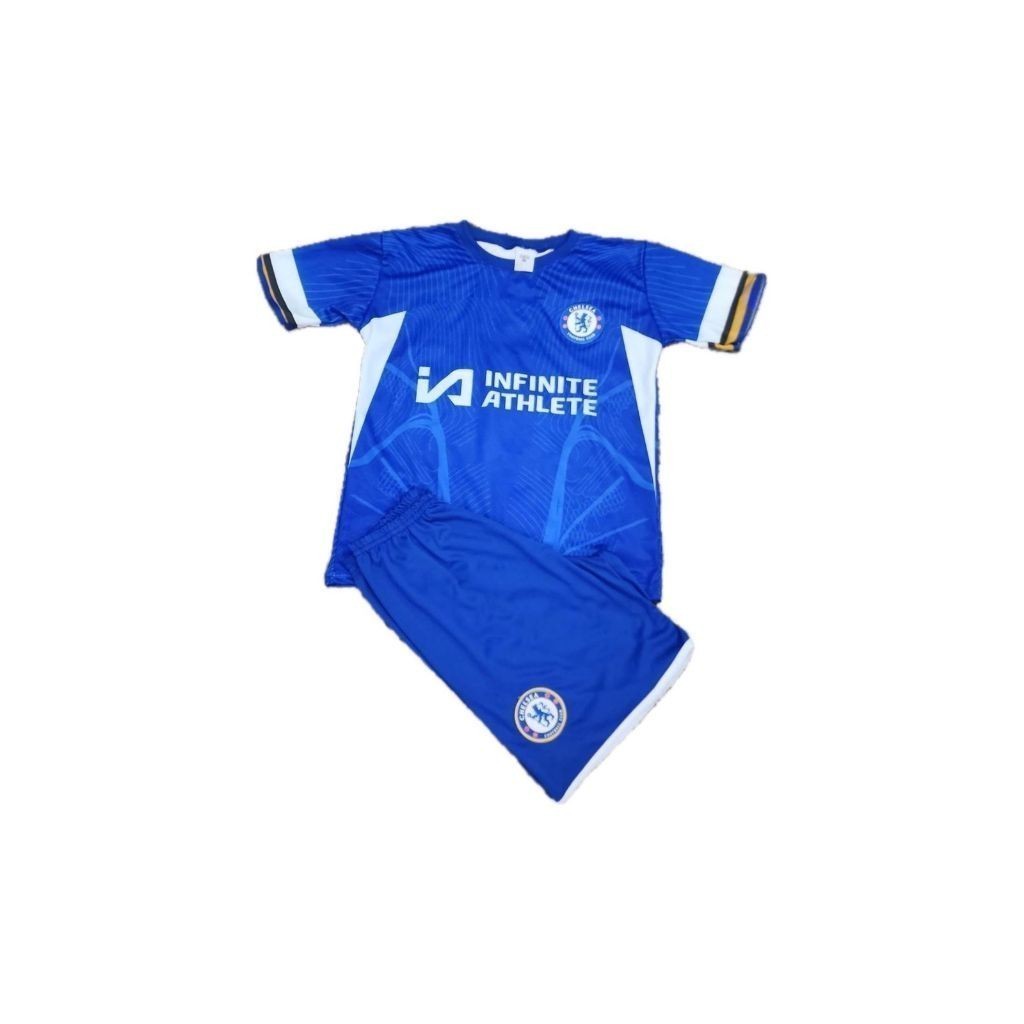 Conjunto Infantil Chelsea Azul 2024/25 Away | Shopee Brasil