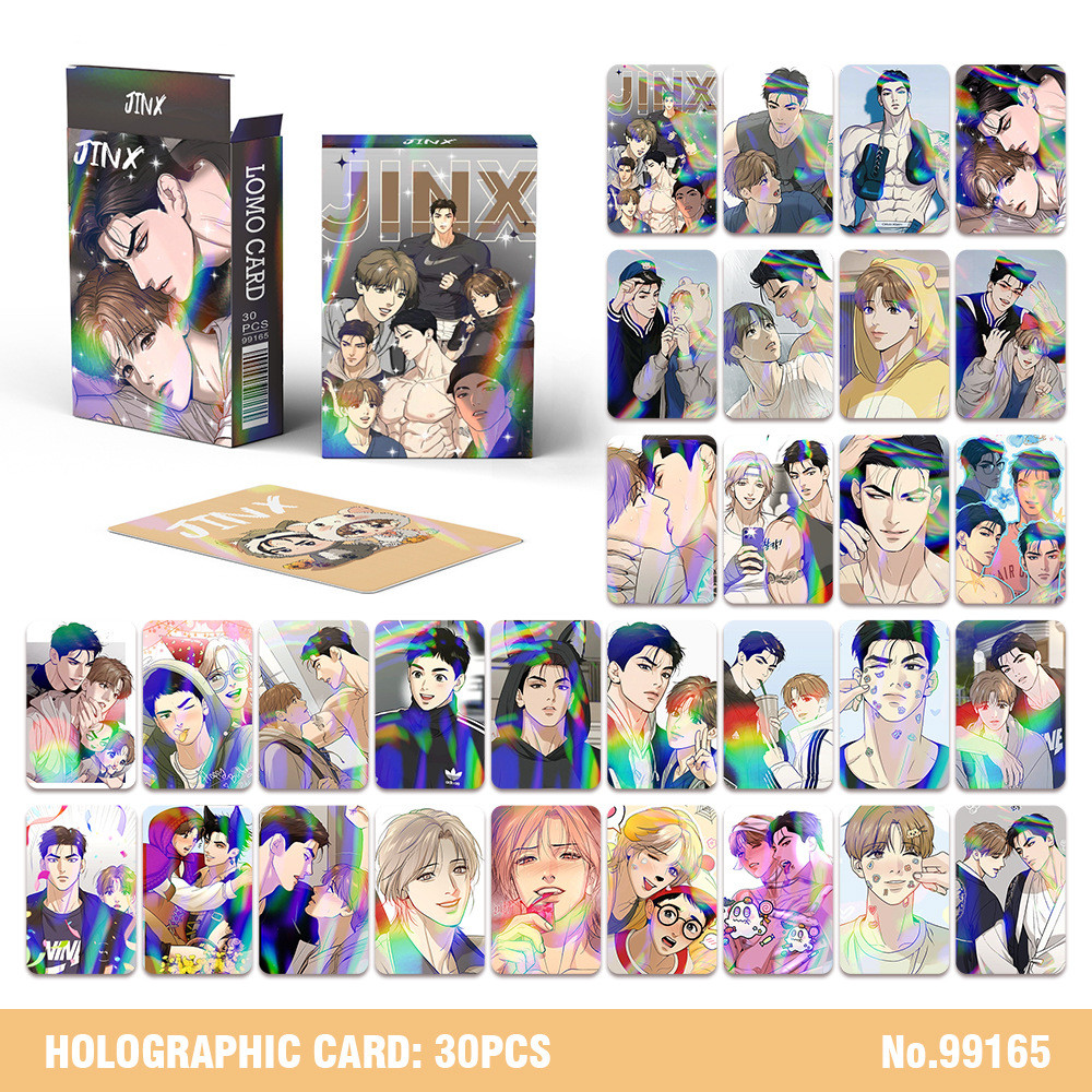 Quadrinhos Coreanos‌ Spell Jinx Laser Photocard Lomo Card 30 Unidades ...