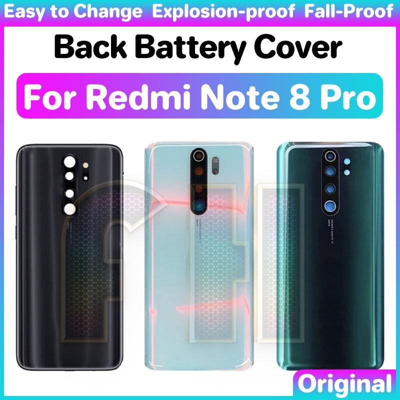 Tampa Traseira Da Bateria , Caixa De Vidro Para Redmi Note 8 Pro ...