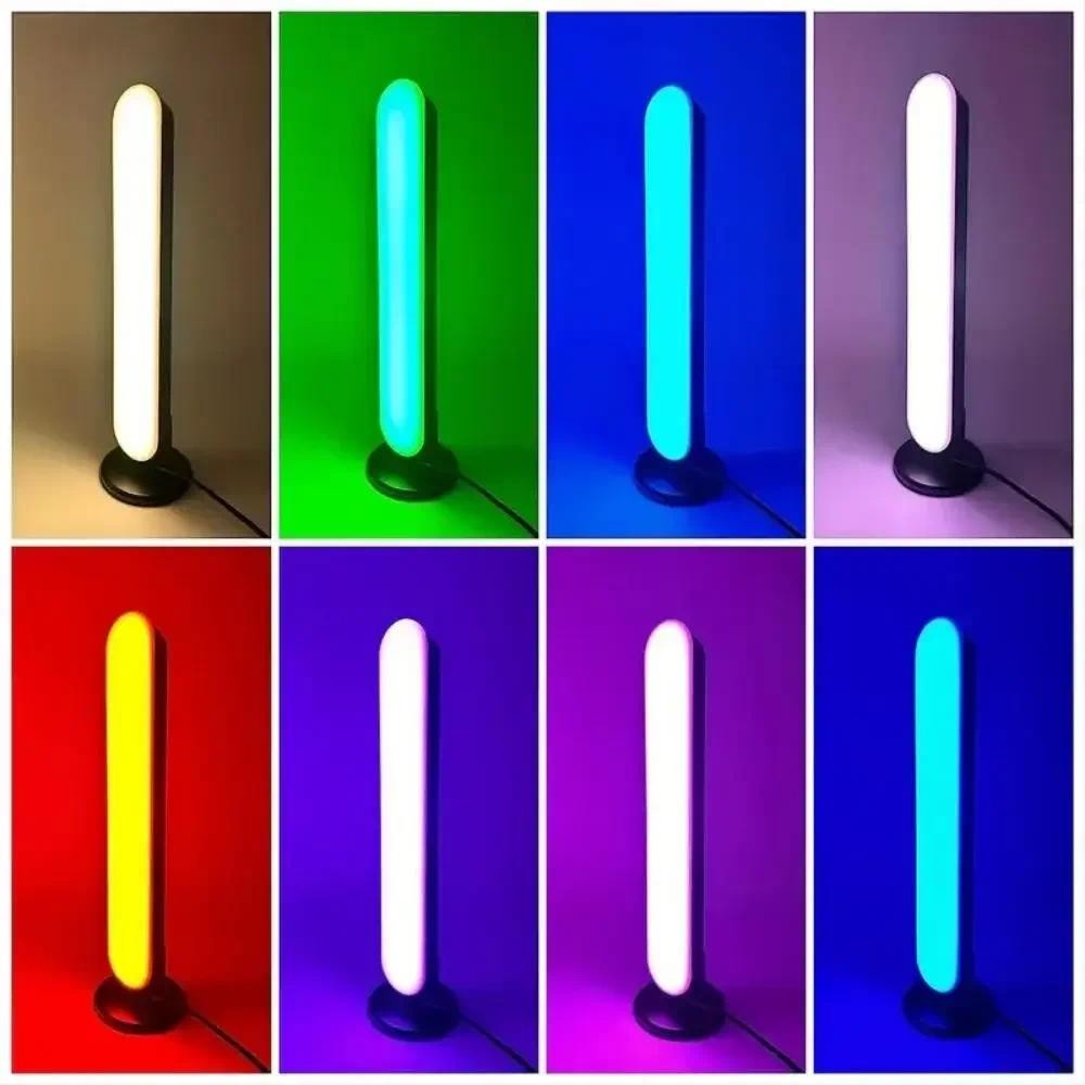 2 Pçs USB LED Barra De Luz RGB Mudança Cor TV Backlight Remoto Sinfonia ...