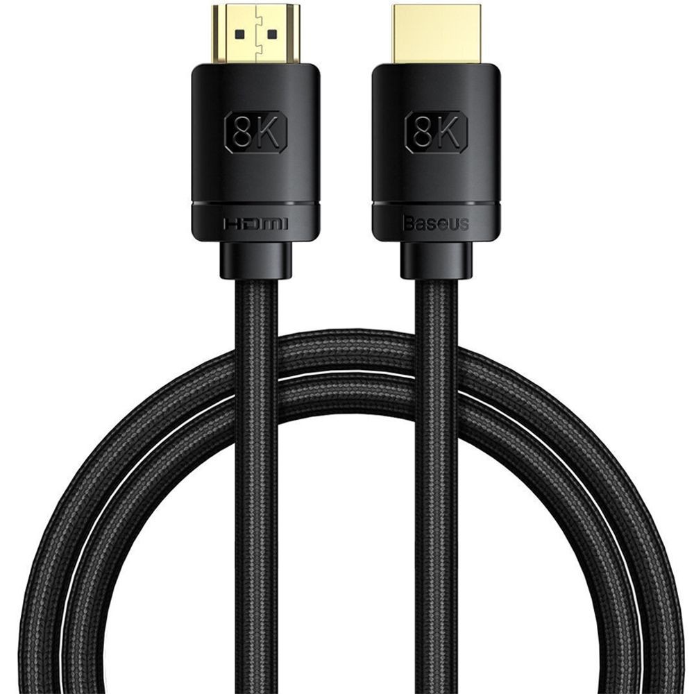 Cabo HDMI Baseus 2.1 8K 60 HZ / 4K 120 HZ - Preto 5 Metros (WKGQ040201 ...
