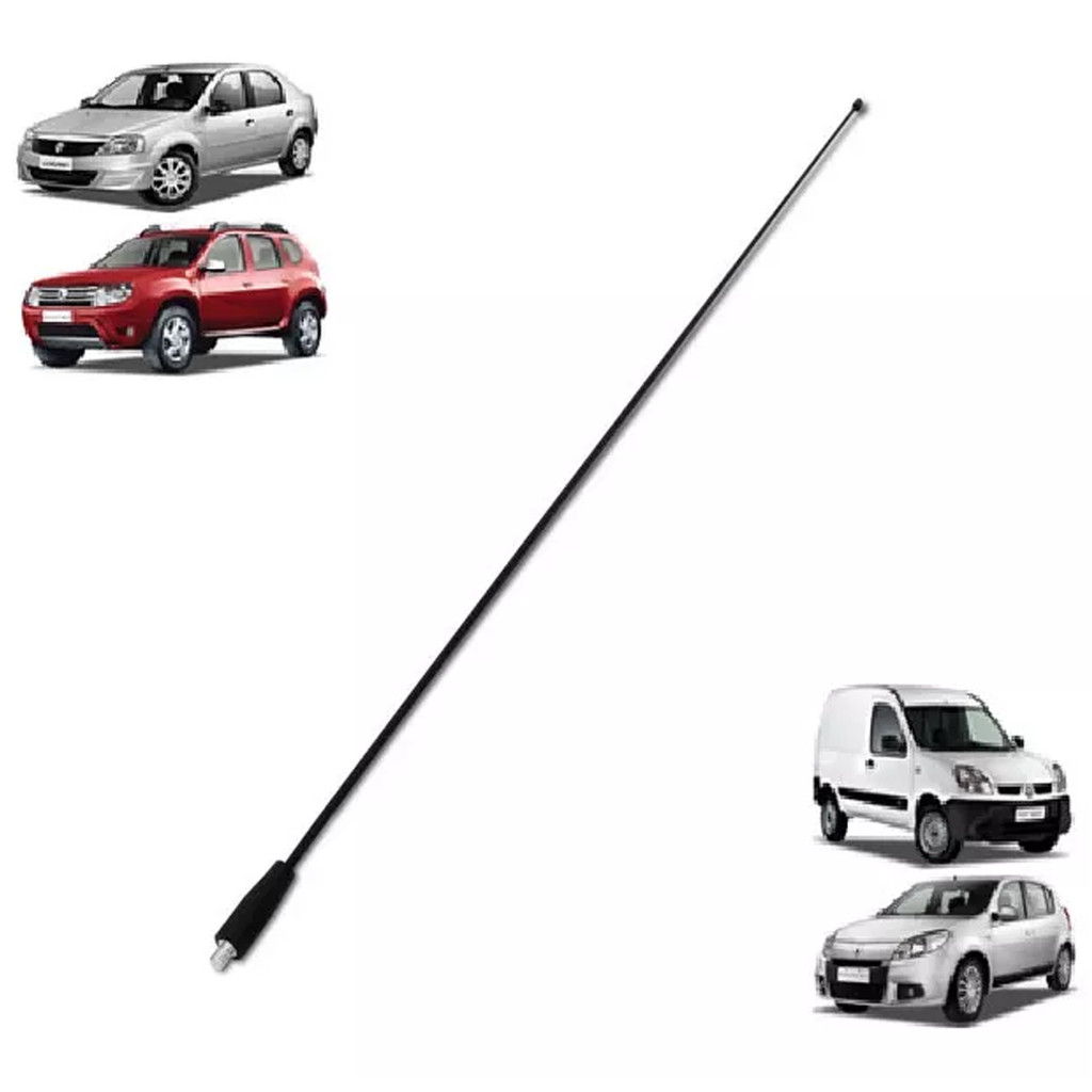 Haste Antena Original Renault Logan 2007 a 2021 7700309806 | Shopee Brasil