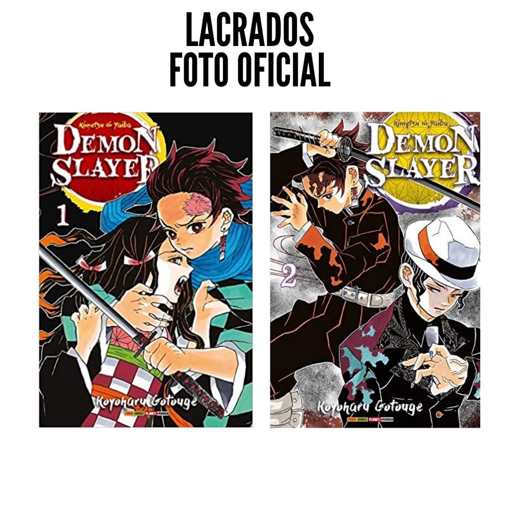 Kit Demon Slayer Vol. 1 e 2 | Shopee Brasil