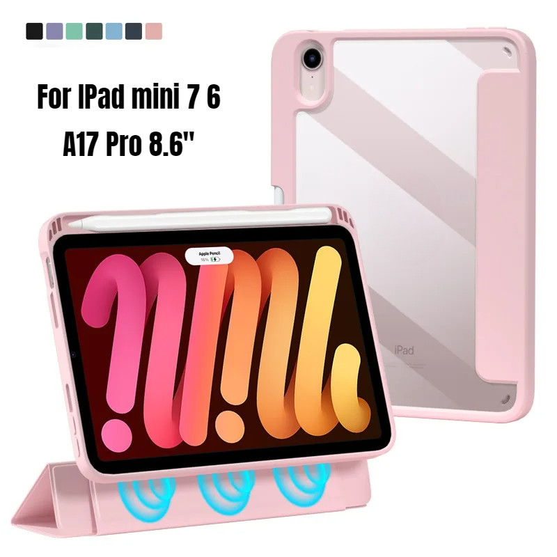 Capa Para iPad mini 7 8.3 " A2993 A2996 De Acrílico Transparente 6 ...