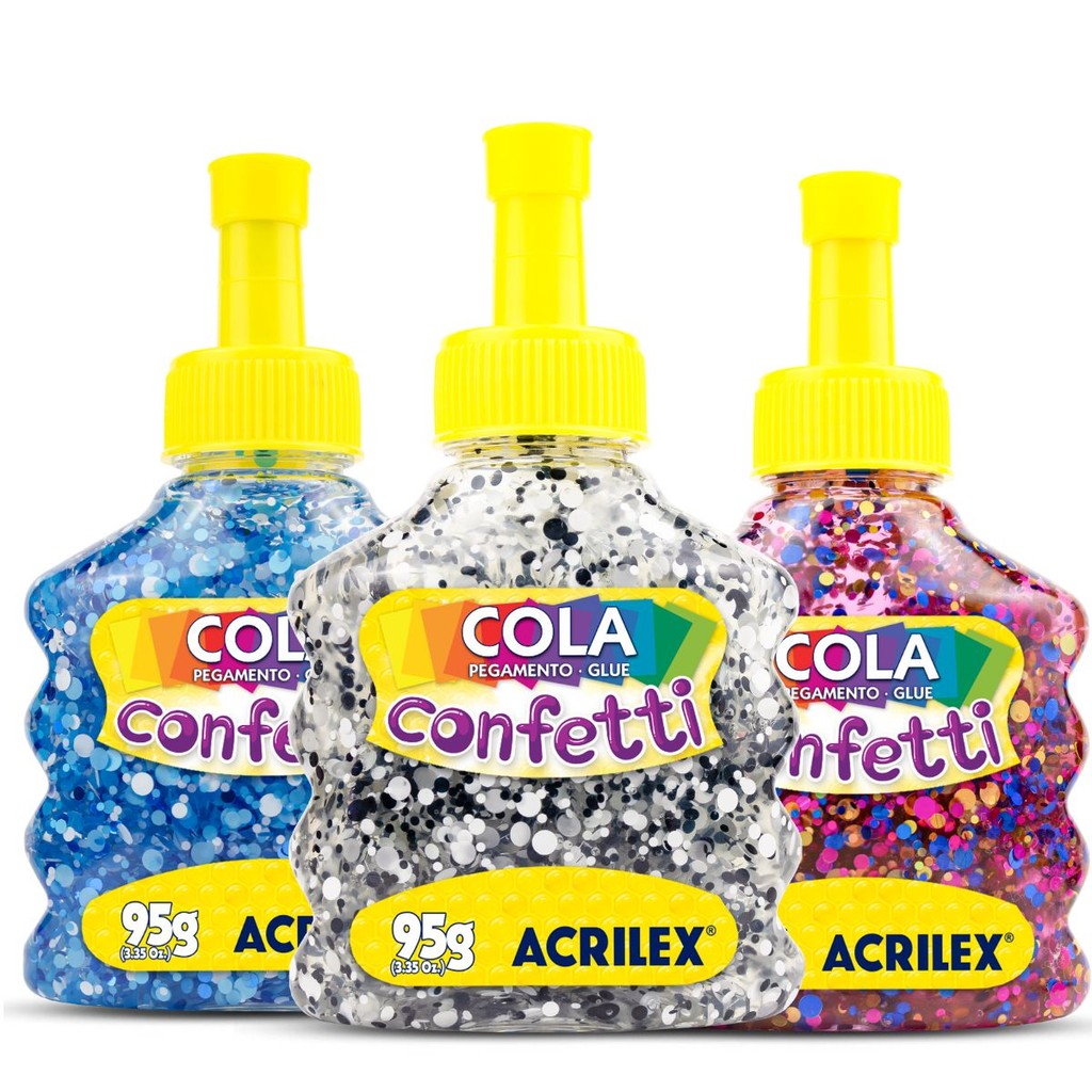 Cola Confetti Acrilex 95g | Shopee Brasil