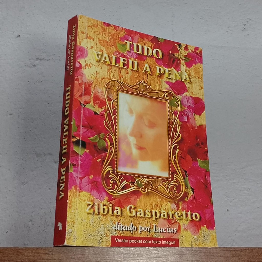 Livro Tudo valeu a Pena Zibia Gasparetto ( de bolso ) | Shopee Brasil