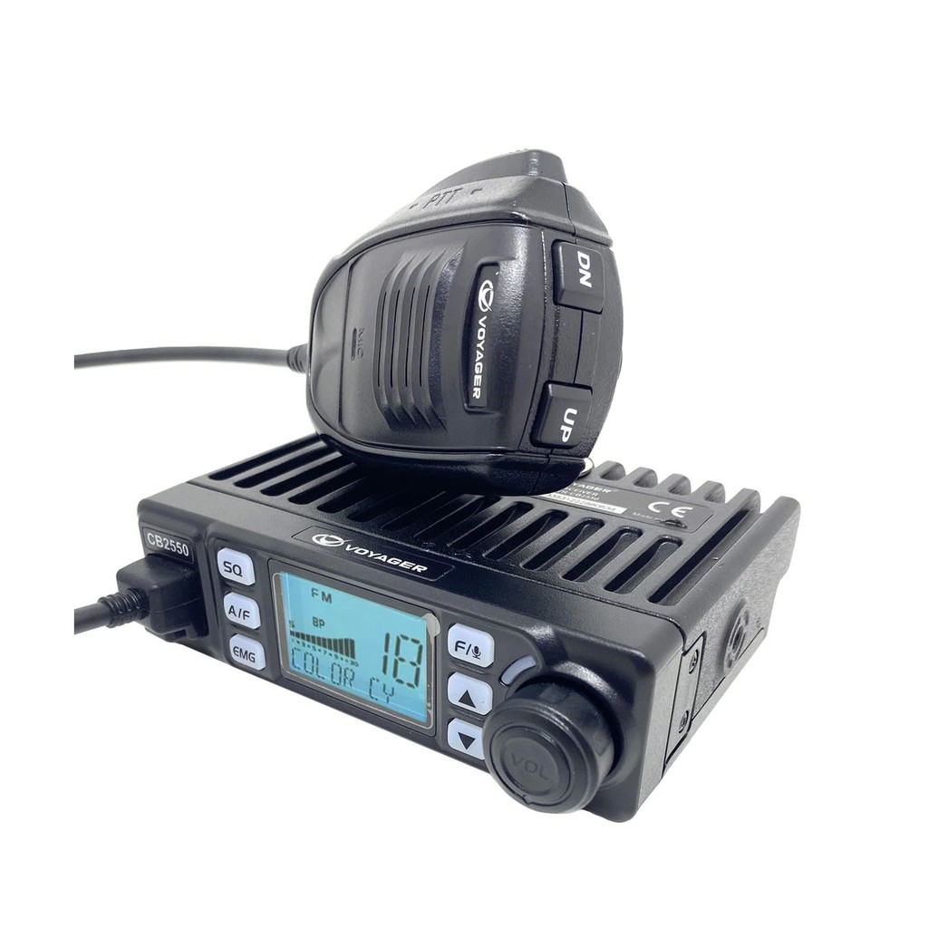 Rádio PX Voyager CB-2550 com 40 Canais AM FM Faixa Cidadão Amador ...