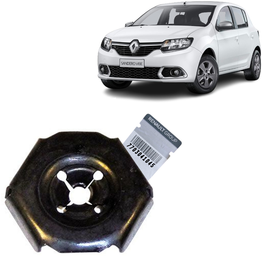 Grampo Para-barro Traseiro Original Renault Sandero 2008 a 2020 ...