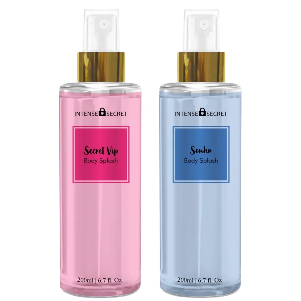 Kit Body Splash Secret Vip + Body Splash Sonho - Intense Secret ...