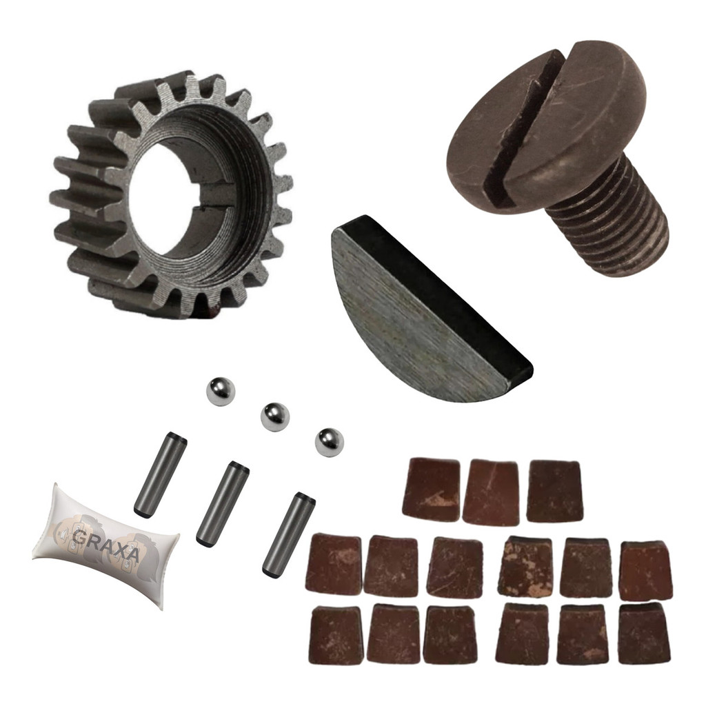 Kit Engrenagem Parafuso Chaveta Bike Motorizada + Brindes | Shopee Brasil