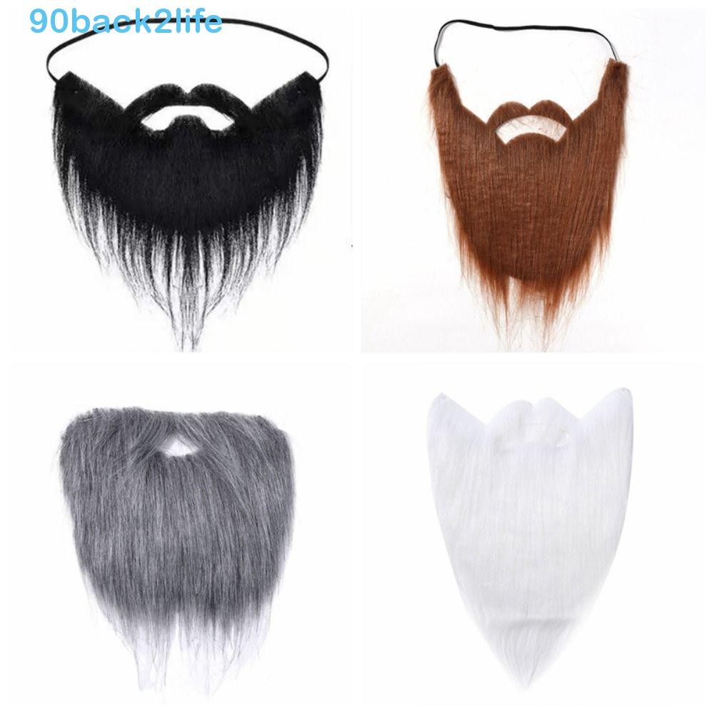 BRBLIFE Bigode Falso De Halloween , Barba Falsa Realista Engraçada ...