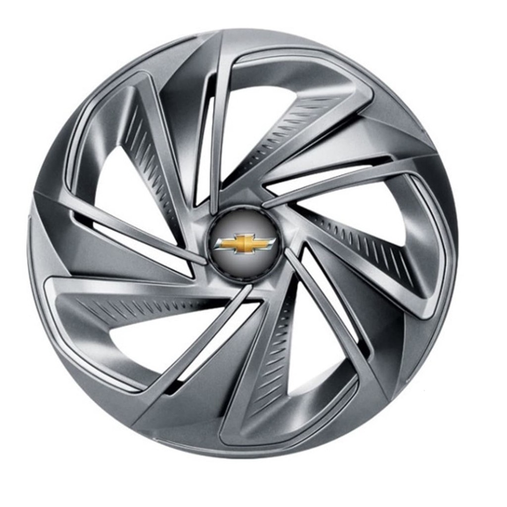 Kit Calota Nitro Aro 13 Grafite Para Onix Prisma Joy Classic Astra Spin Kadett | Shopee Brasil