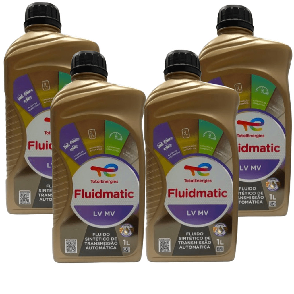Kit 4L Óleo Transmissão Automática Total Fluid Sintético LV MV | Shopee ...