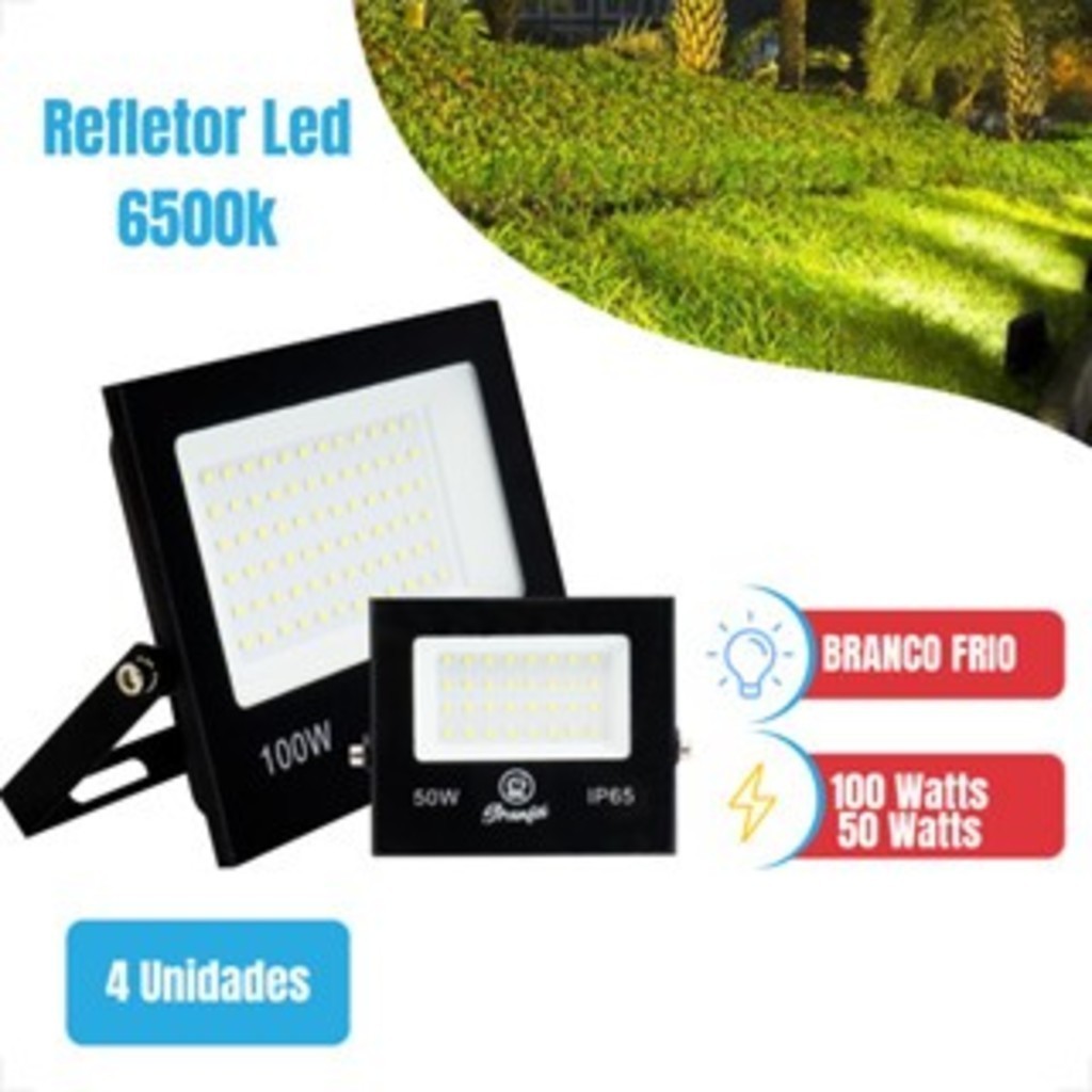 Refletor Led 200w Smd Branco Frio 6500k Holofote IP65 Projetor Slim Prova D'água MEGA | Shopee ...