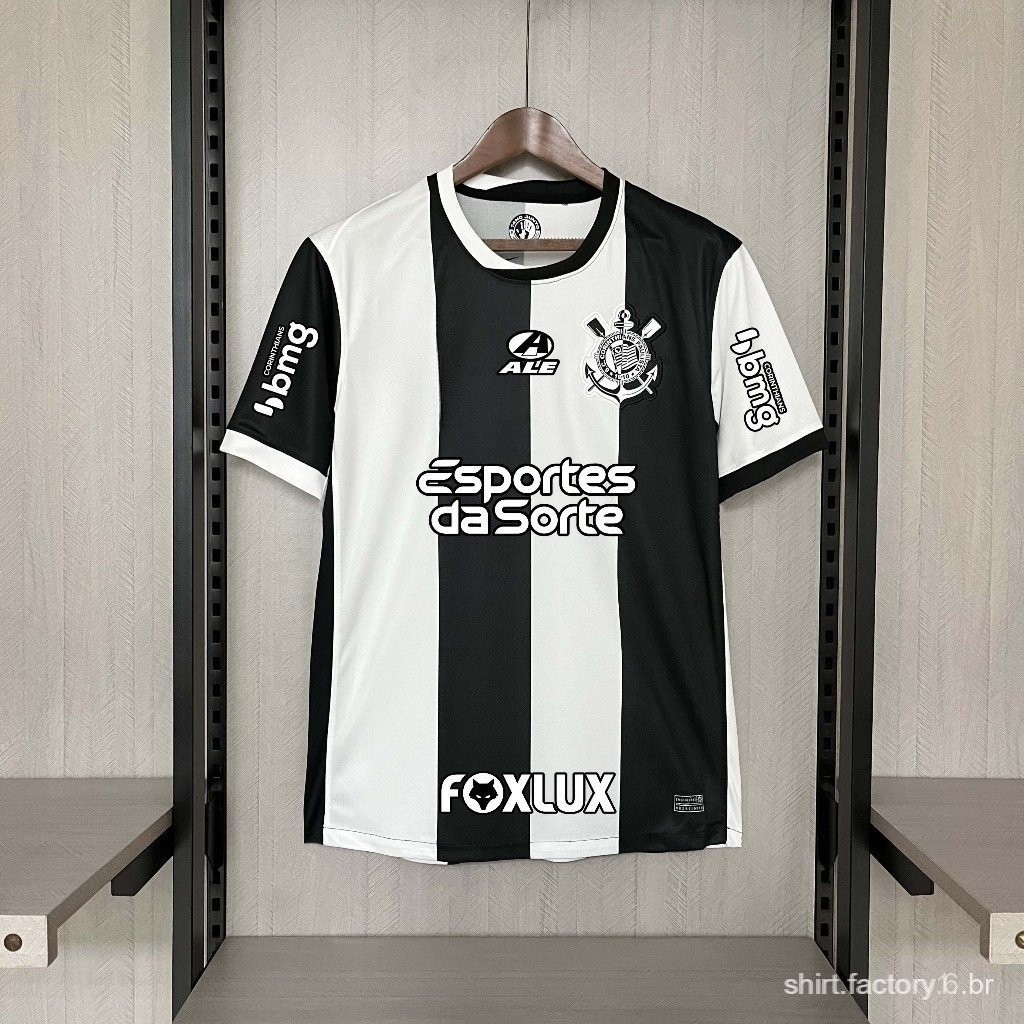24/25 Camisa De Futebol Terceiro Fora Todos os Patrocinadores ZEDM BG20 ...