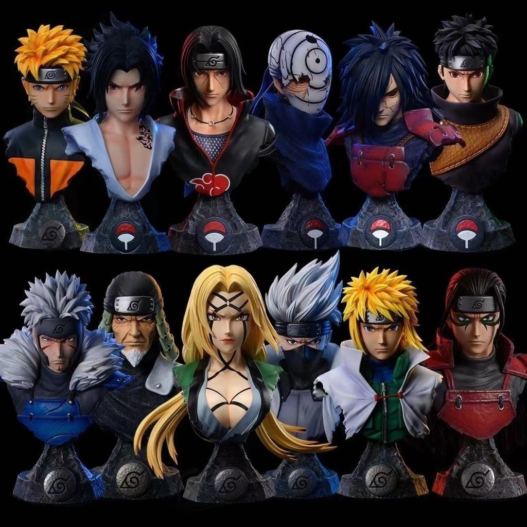 Figura de Ação Estátua Busta Naruto Kakashi Itachi Sasuke Uchiha Ogito ...