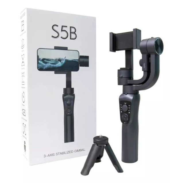 Gimbal Estabilizador Pro S5b 3 Eixo P/Celular Smartphone | Shopee Brasil