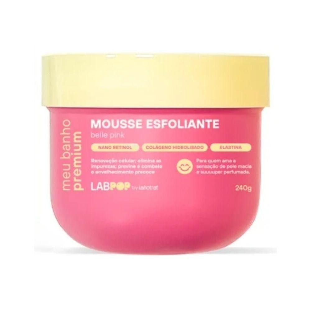 Labotrat Meu Banho Premium Belle Pintado na cor Pink Mousse Esfoliante ...