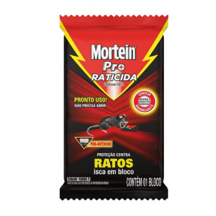 RATICIDA ISCA EM BLOCO MORTEIN | Shopee Brasil