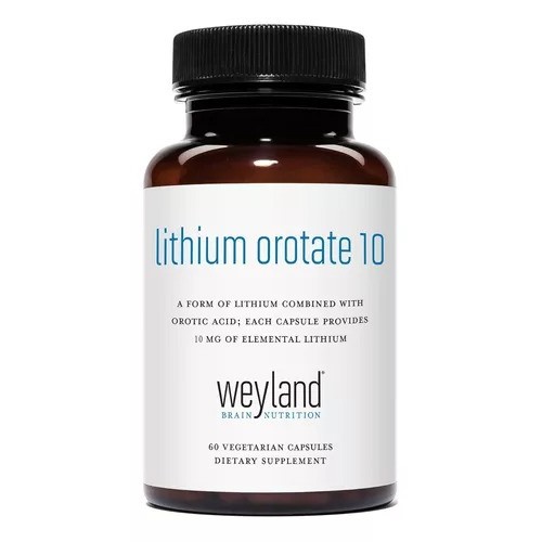 Lithium Orotate 10mg (1 Frasco), 60 Cápsulas | Shopee Brasil