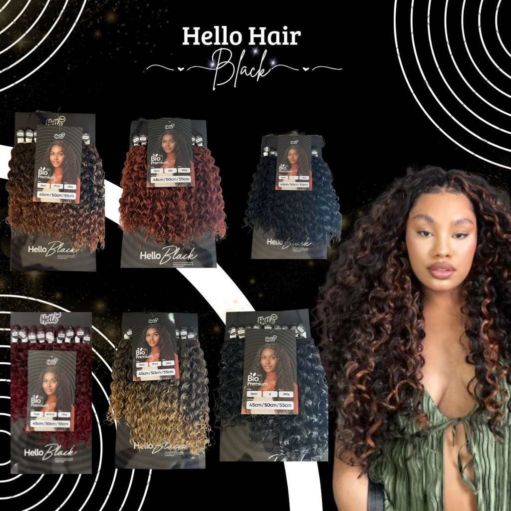 Cabelo Black - 280g - Hello Hair | Shopee Brasil